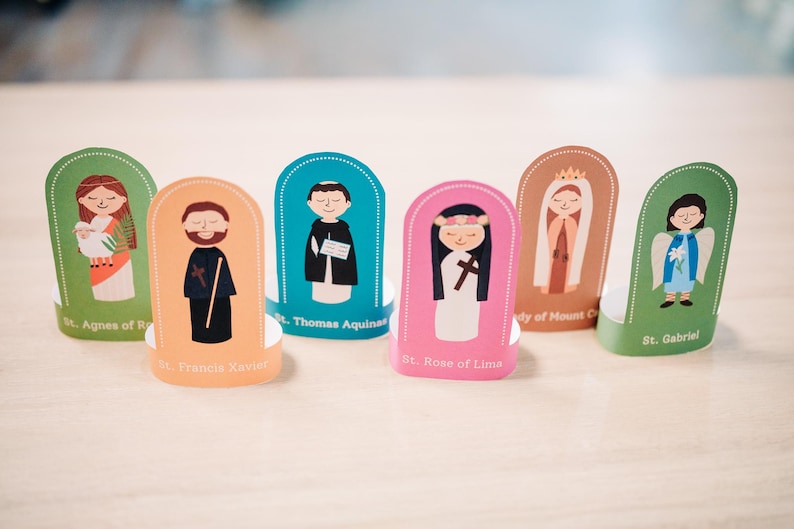 70 Pop-up Saints | Catholic Crafts for Kids, All Saints Day Party ...