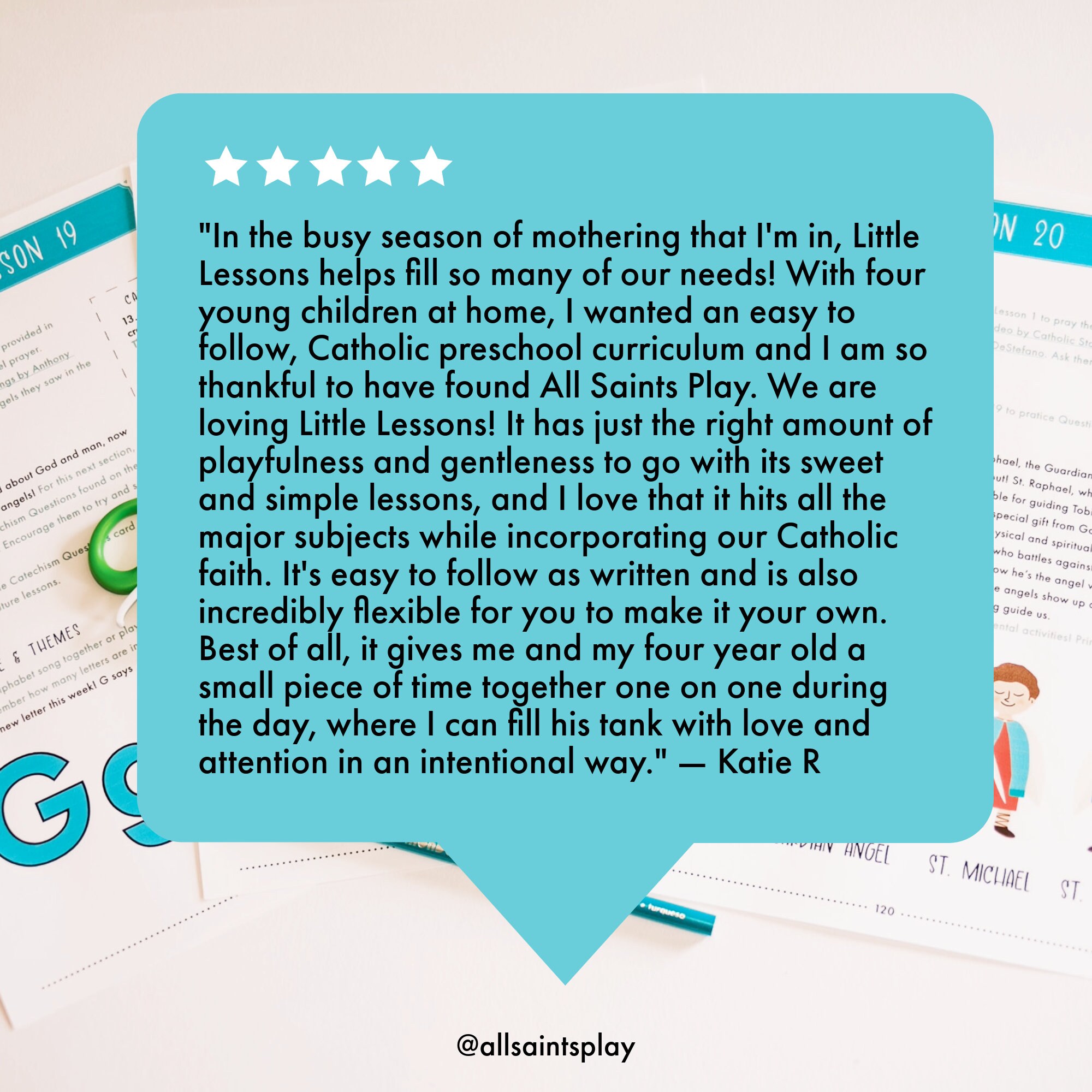 Little Lessons: Catholic Preschool Curriculum | Units 3 & 4, Saints for ...