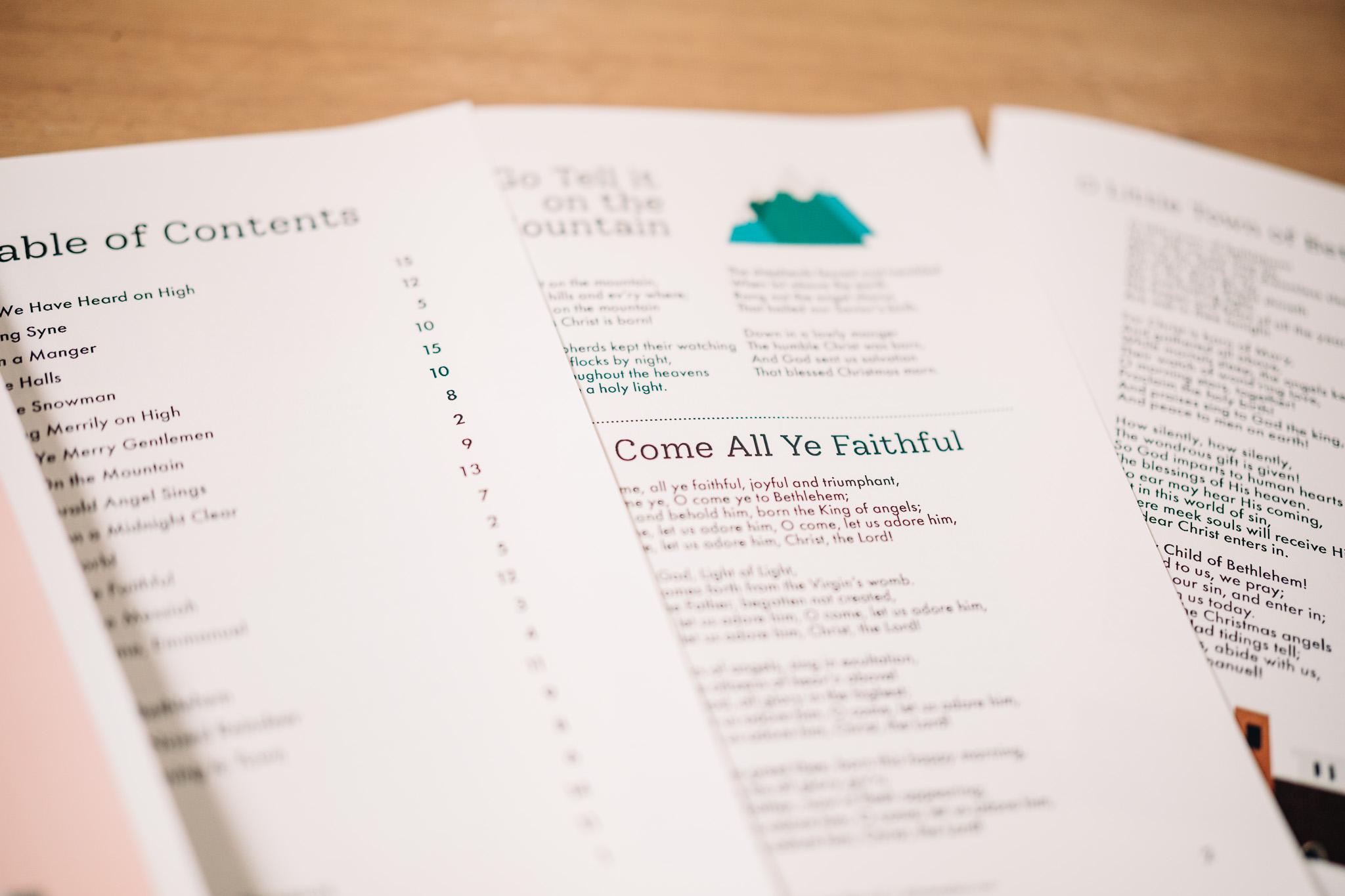 Christmas Carols Booklet | Printable Holiday Songbook, Winter Music ...