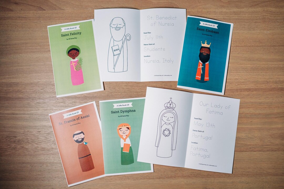 Little Saint Books | All Saints Day Party Activity, Simple Feast Day ...