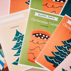 Christmas Carols Booklet | Printable Holiday Songbook, Winter Music ...
