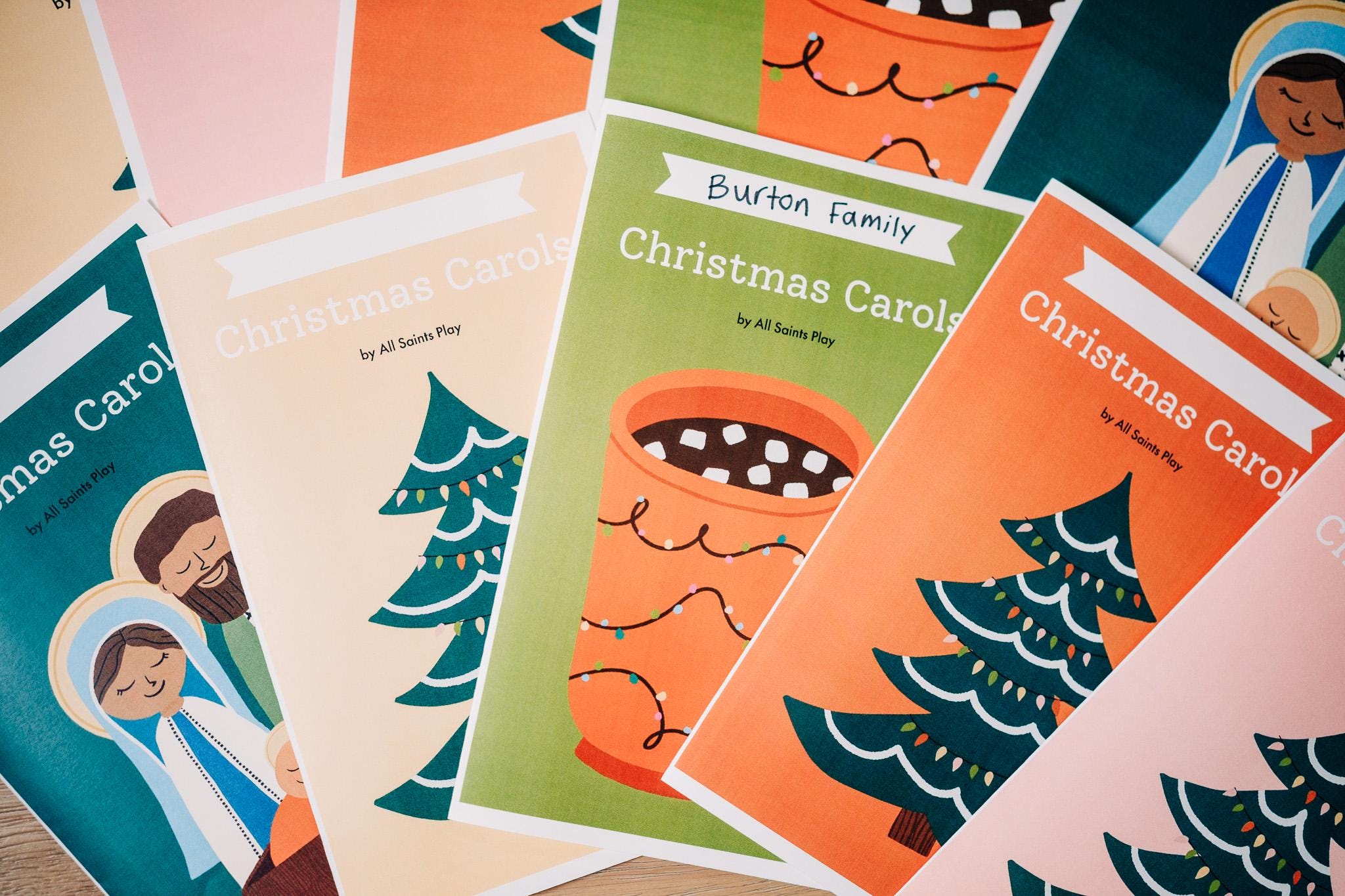 Christmas Carols Booklet | Printable Holiday Songbook, Winter Music ...