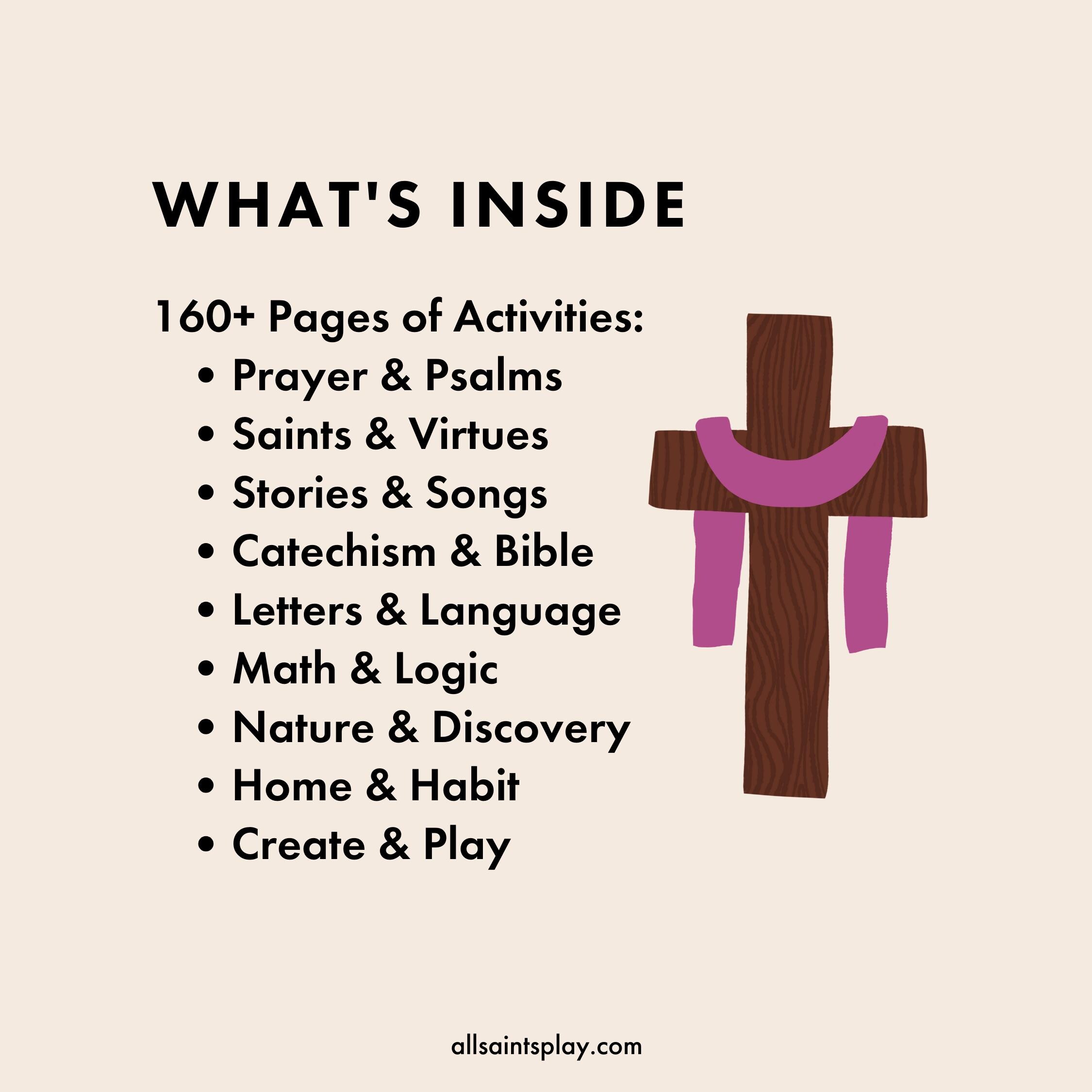 Lent & Easter Catholic Playschool Kit | Worksheets, Crafts, Letters ...