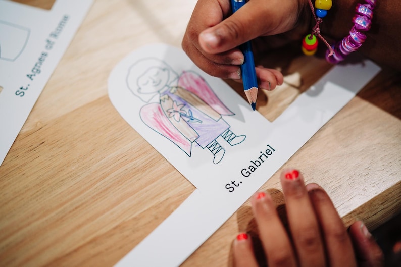 70 Pop-up Saints | Catholic Crafts for Kids, All Saints Day Party ...