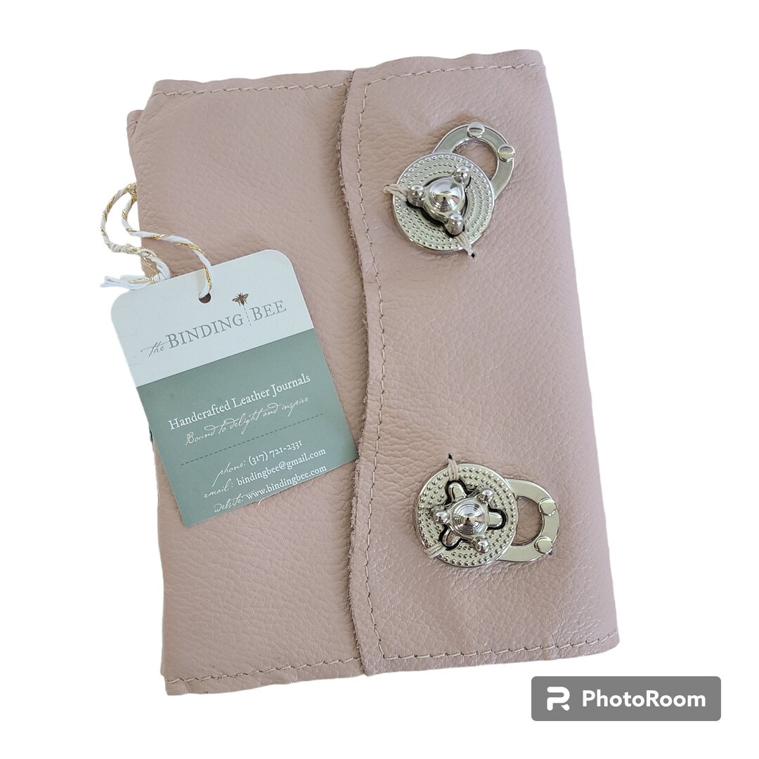 The Binding Bee Handcrafted Leather Journal With Handmade Paper and ...