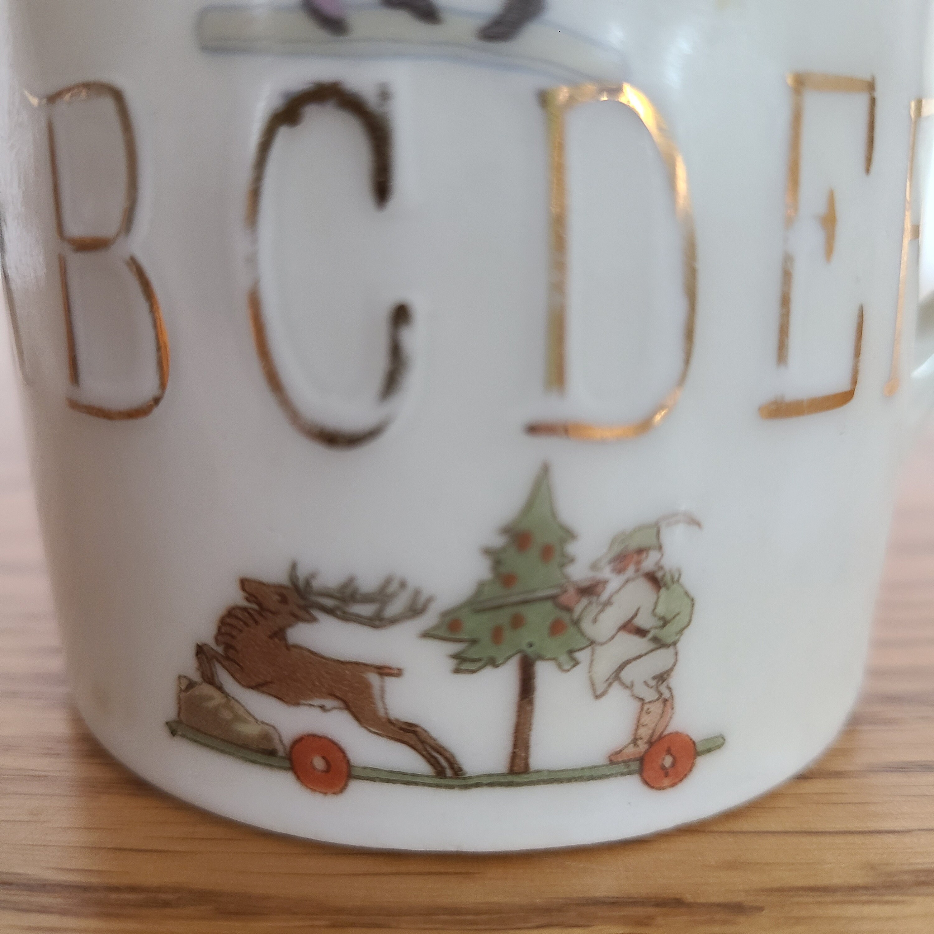 RARE Vintage Child's ABC Alphabet Cup Alphabet Mug Made - Etsy