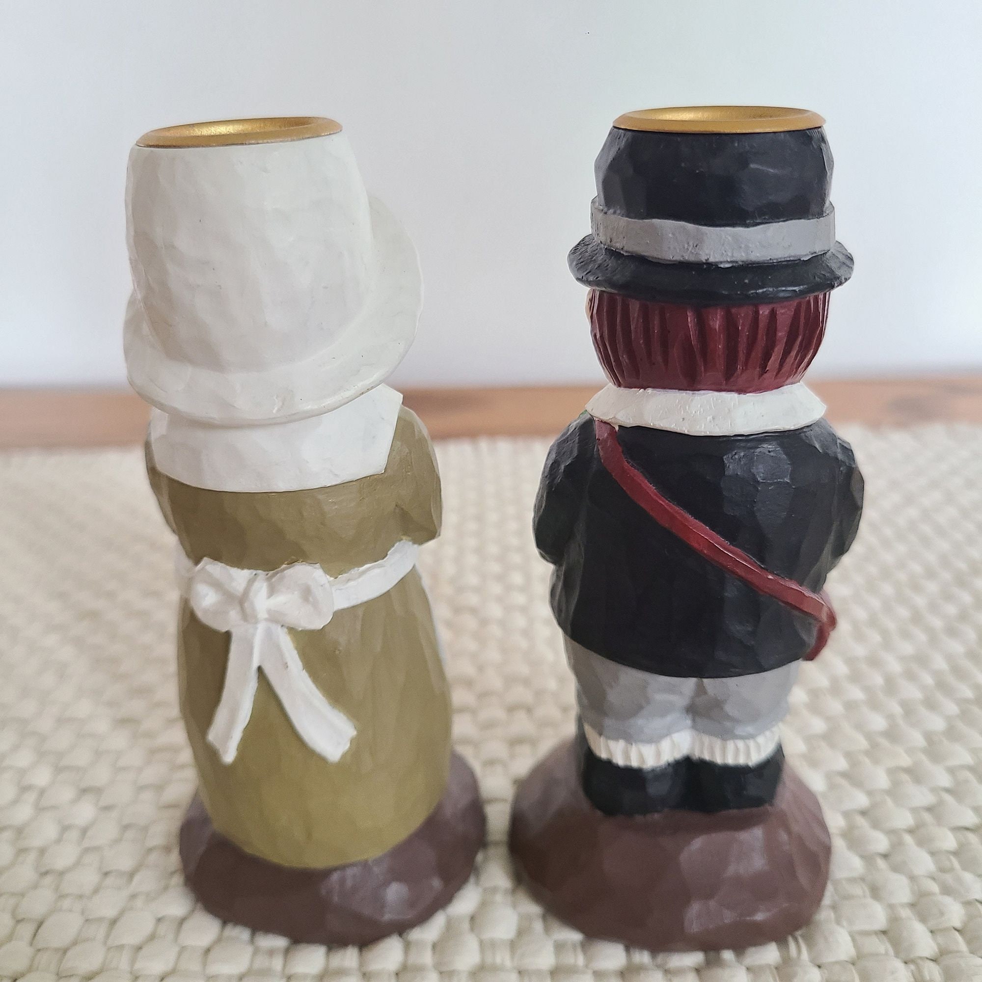 Teleflora Gifts Pilgrim Man and Woman Candlestick Holders, Pilgrim ...