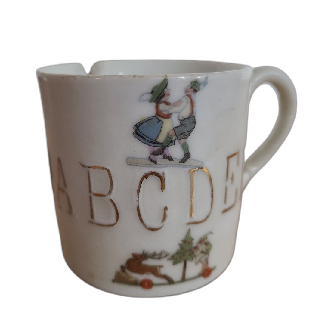 RARE Vintage Childs ABC Alphabet Cup, Alphabet Mug, Made in Germany ...