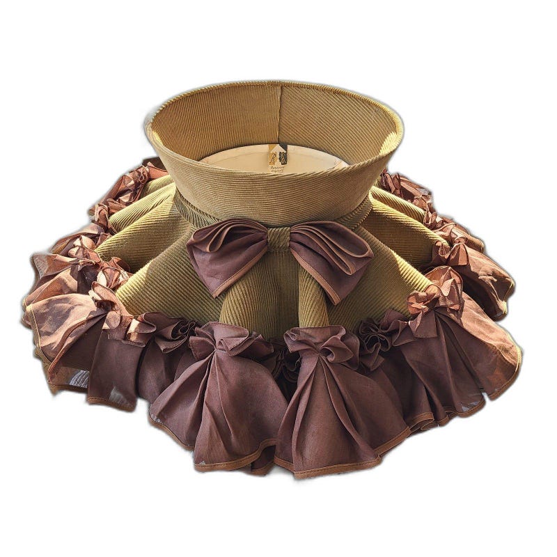 Ruffled Lamp Shade - Etsy