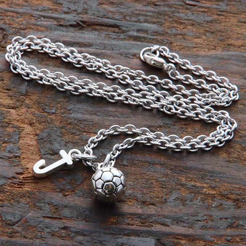Football Silver Chain - Etsy UK