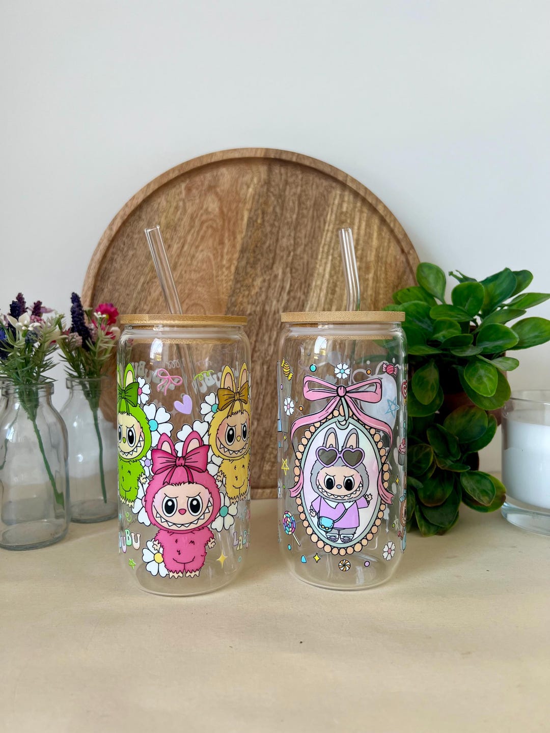 Labubu Glass, Pop Mart Can Tumbler, Labubu Travel Mug, the Monsters ...
