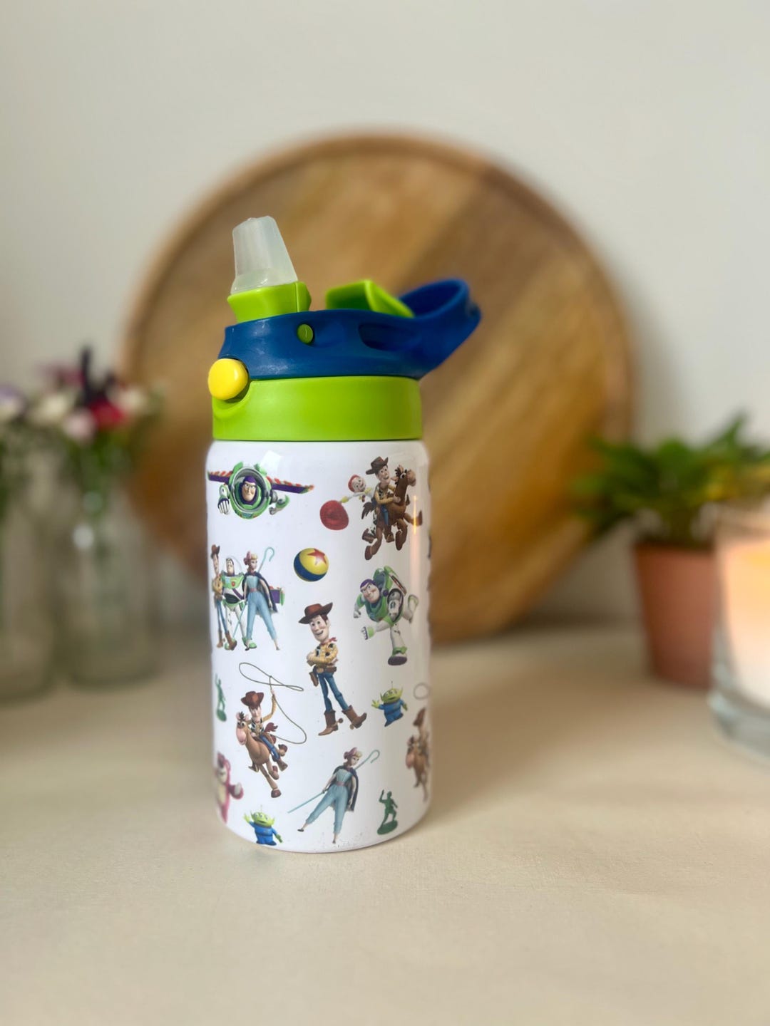 Kids Toy Story Water Bottle, School Water Bottle, Personalised Water ...