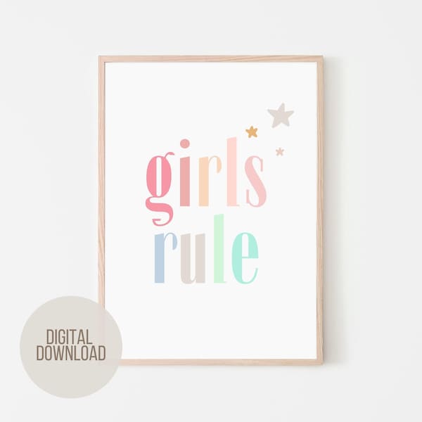 Room Rules for Girls - Etsy