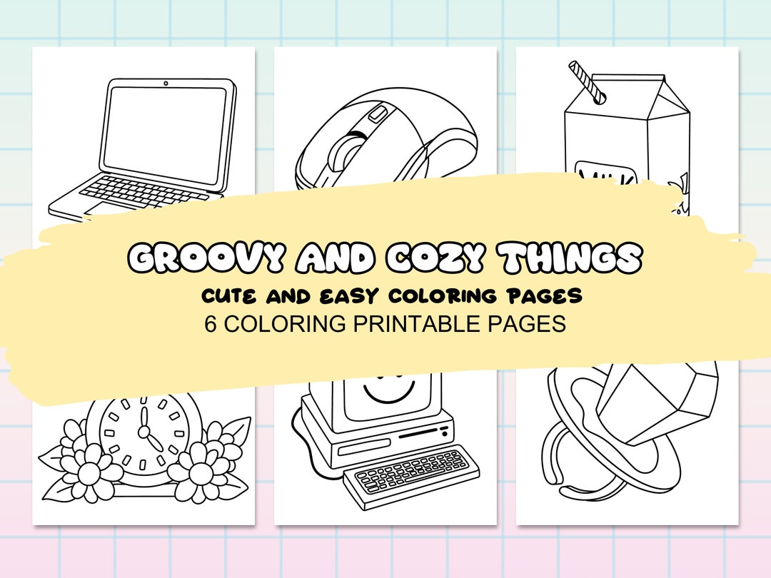 Stressed Relief Adults Coloring, Cute Things Coloring Pages for Kids ...