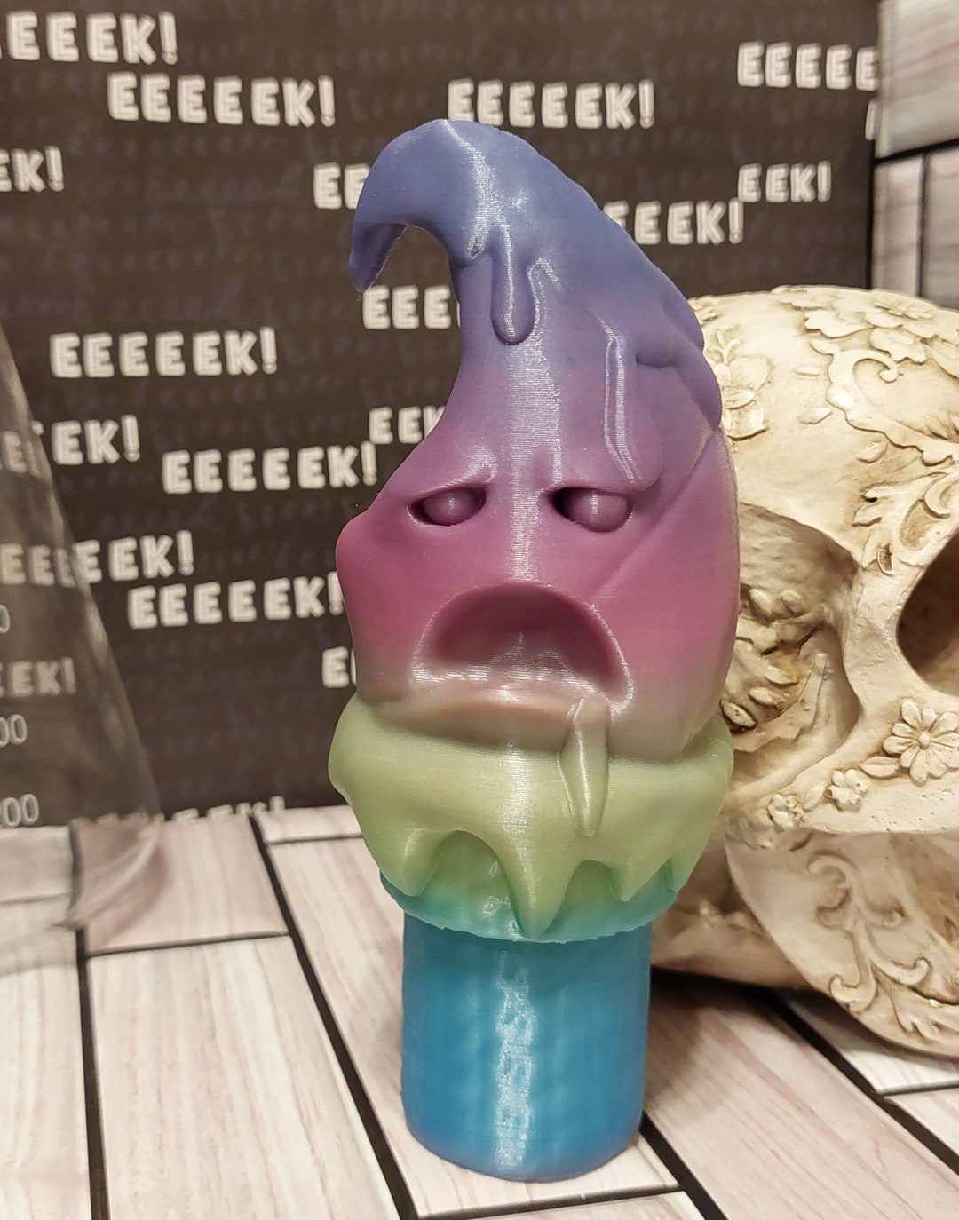Spooky Season Glow in the Dark Eye Scream Cone - Etsy