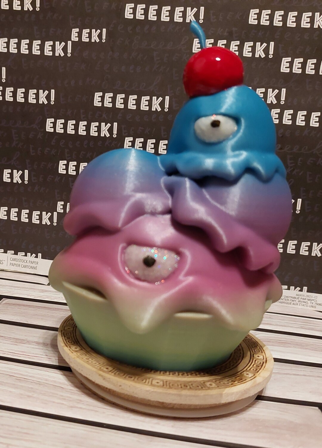 Glow in the Dark Eye Scream Cup - Etsy