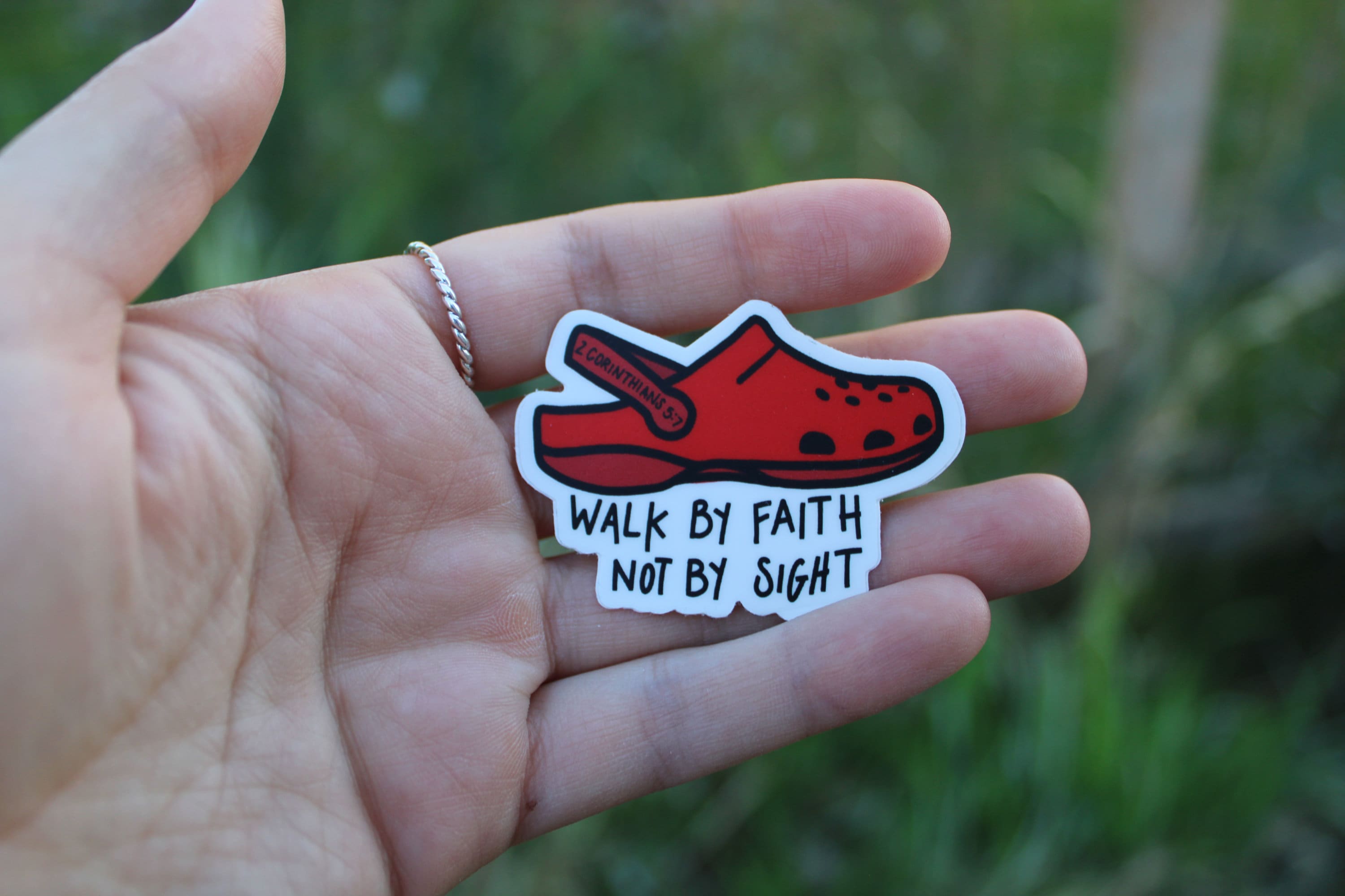 Walk by Faith | Bible Sticker | Jesus Sticker | Water Bottle Sticker ...