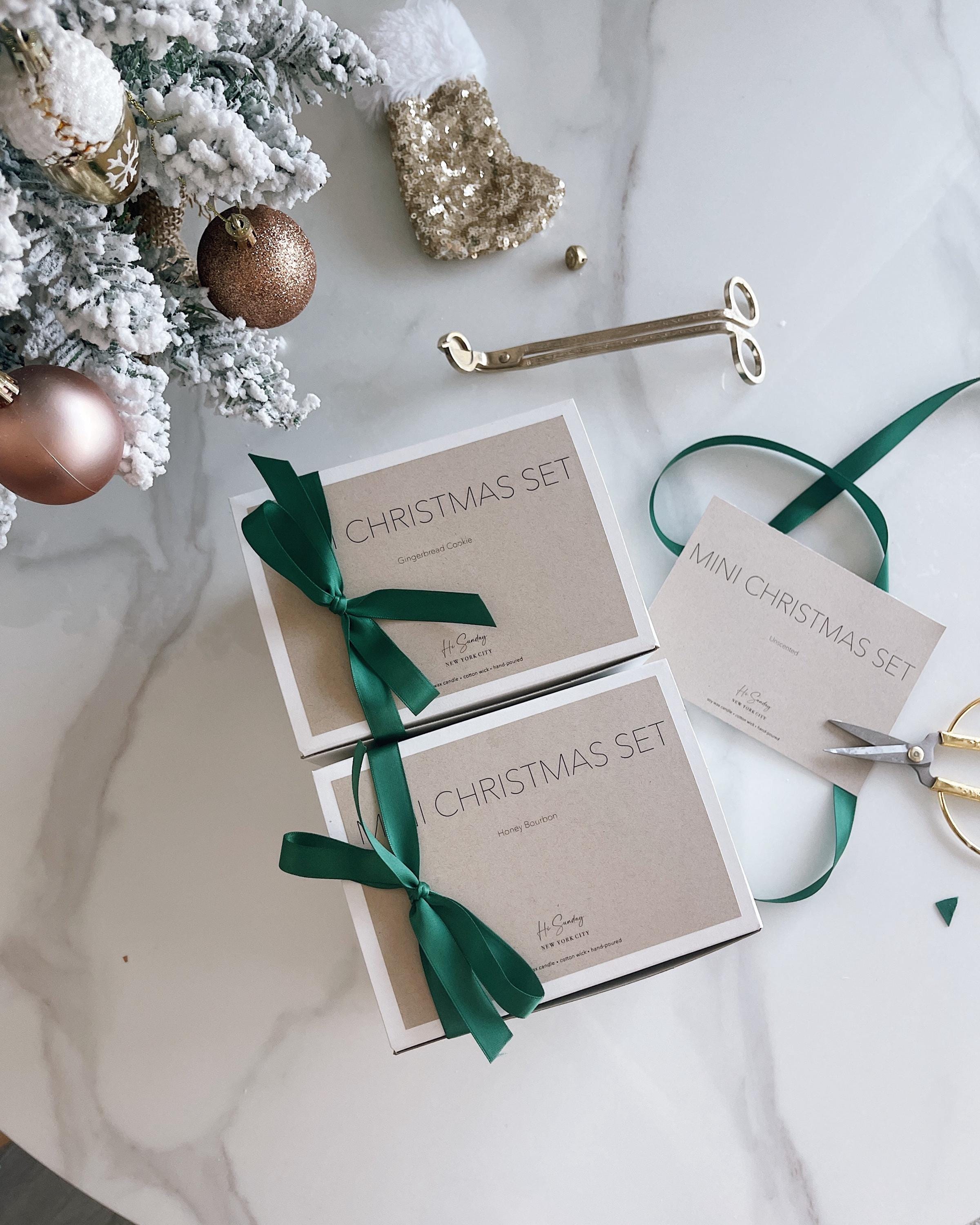 MINI CHRISTMAS SET - Winter Holiday Candles, Christmas Decor - Etsy