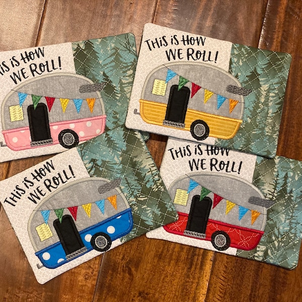 Camping Mug Rug - Etsy