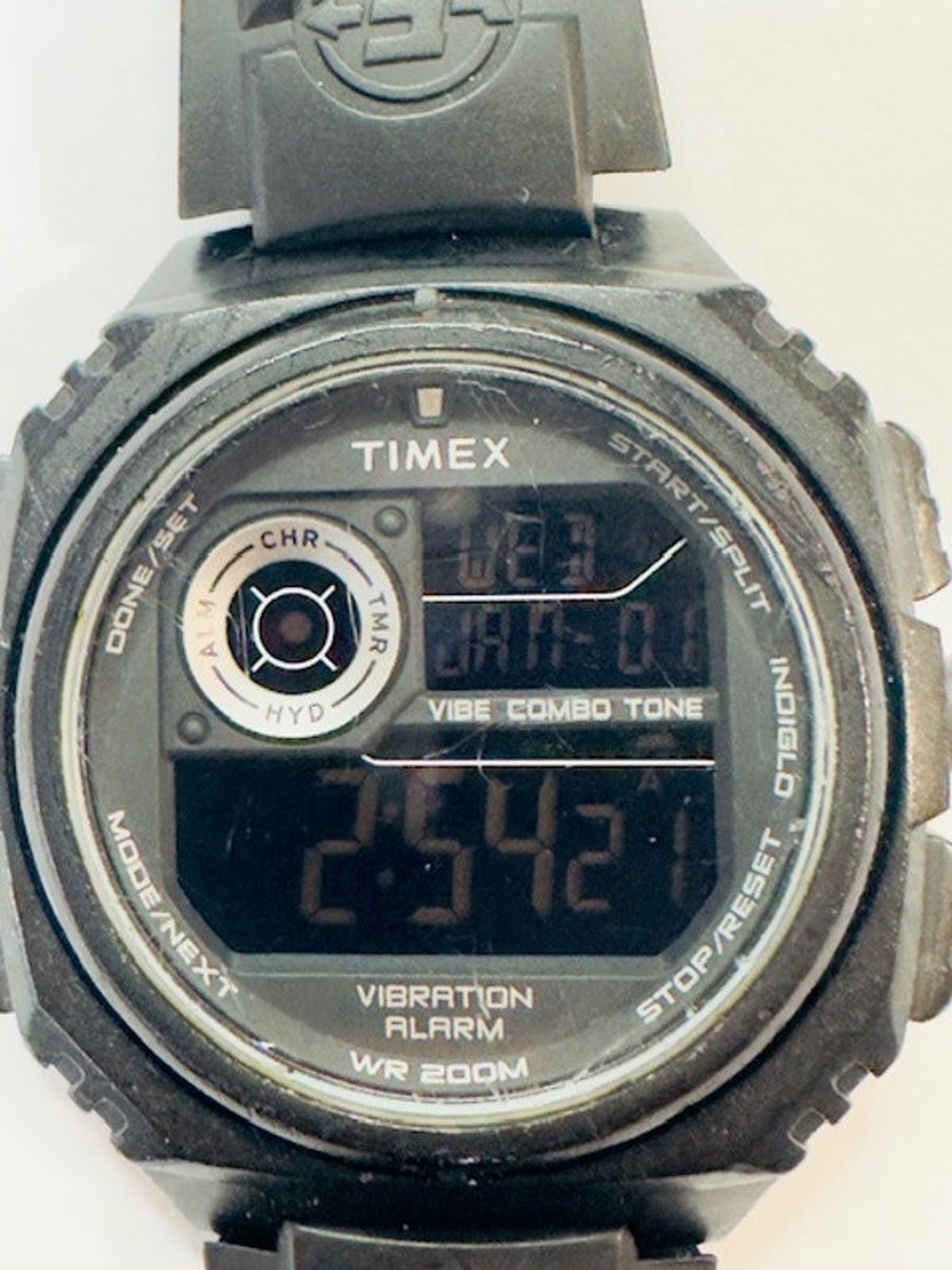 Timex Vibration Alarm WR200M Vibe Combo Tone Digital WORKS - Etsy