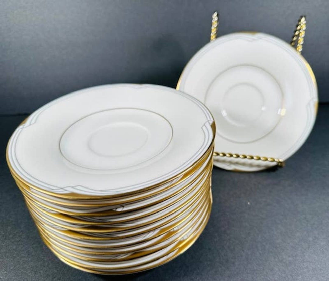 11 Noritake Golden Cove Saucers 6 7719 Japan - Etsy