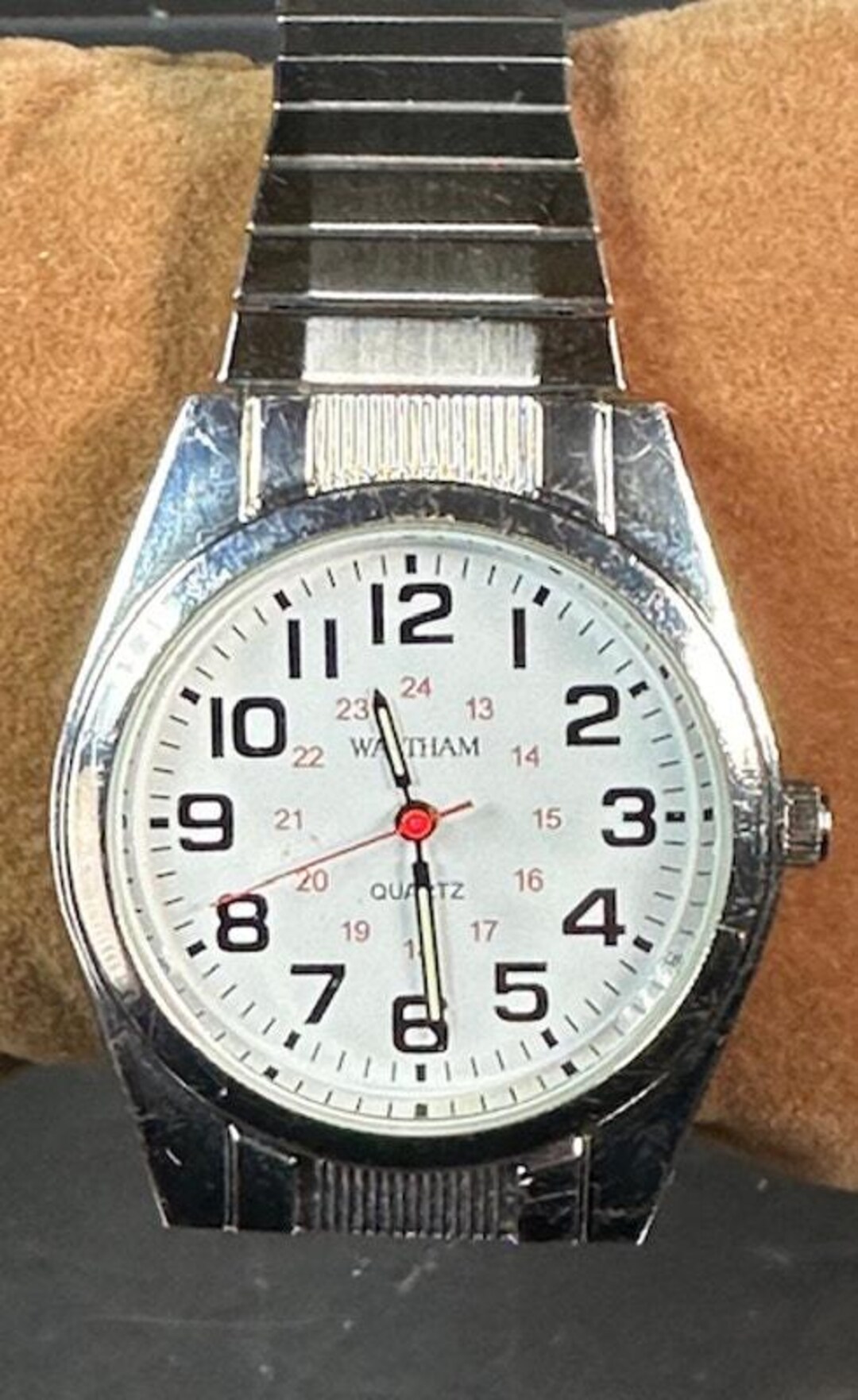 Waltham Wrist Watch PC21S Japan Movement W/ Stainless Steel Band New ...