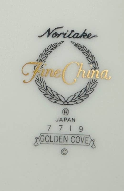 12 Noritake Golden Cove Bread Plates 6 1/2 7719 Japan - Etsy