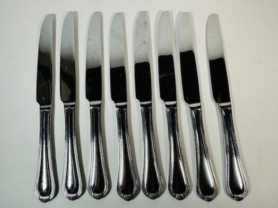 8 Cambridge Verona Stainless Dinner Knives - Etsy