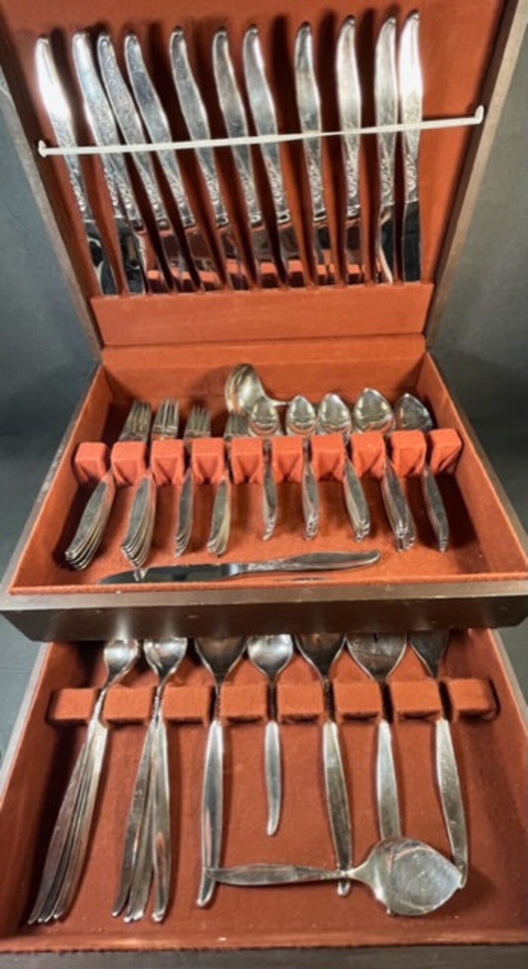 98 Pc Set Oneida Community Winsome Silverplate Flatware W/box - Etsy