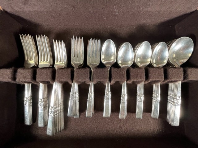 90 Pc Set Oneida Community Morning Star Silverplate Flatware - Etsy