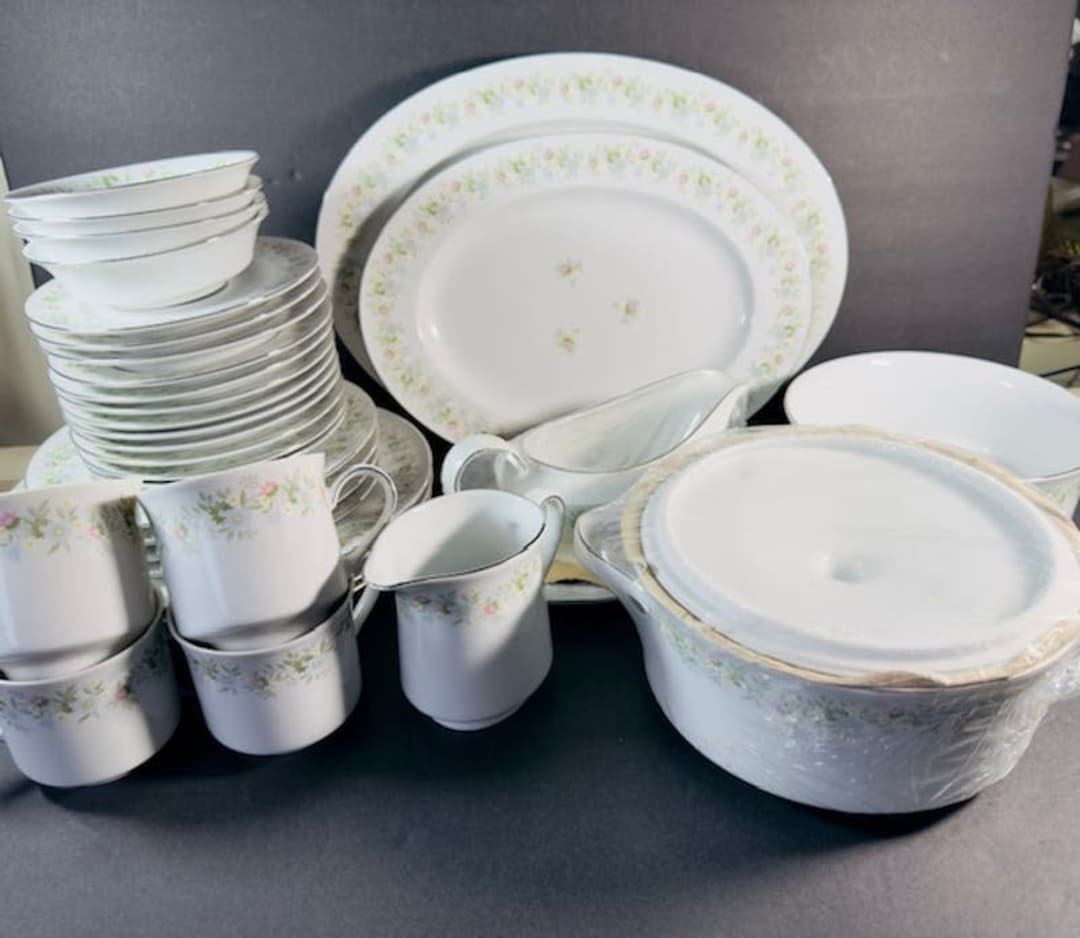29 Pc Johann Haviland Bavaria Germany Fine China Forever Spring Dinner ...