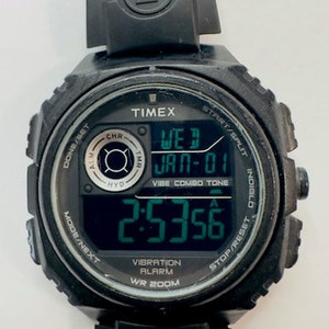 Timex Vibration Alarm WR200M Vibe Combo Tone Digital WORKS - Etsy
