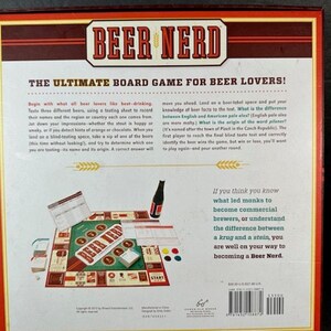 Beer Nerd Beer Tasting Trivia Game - Etsy