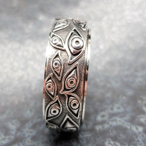 Eye Spinner Ring Rotating Fidget Ring Spin Meditation Ring Thumb ...