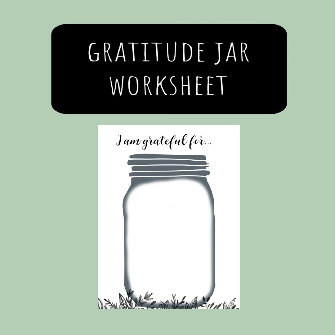 Gratitude Worksheet, Worksheet for Kids, Kids Mindfulness Printable ...