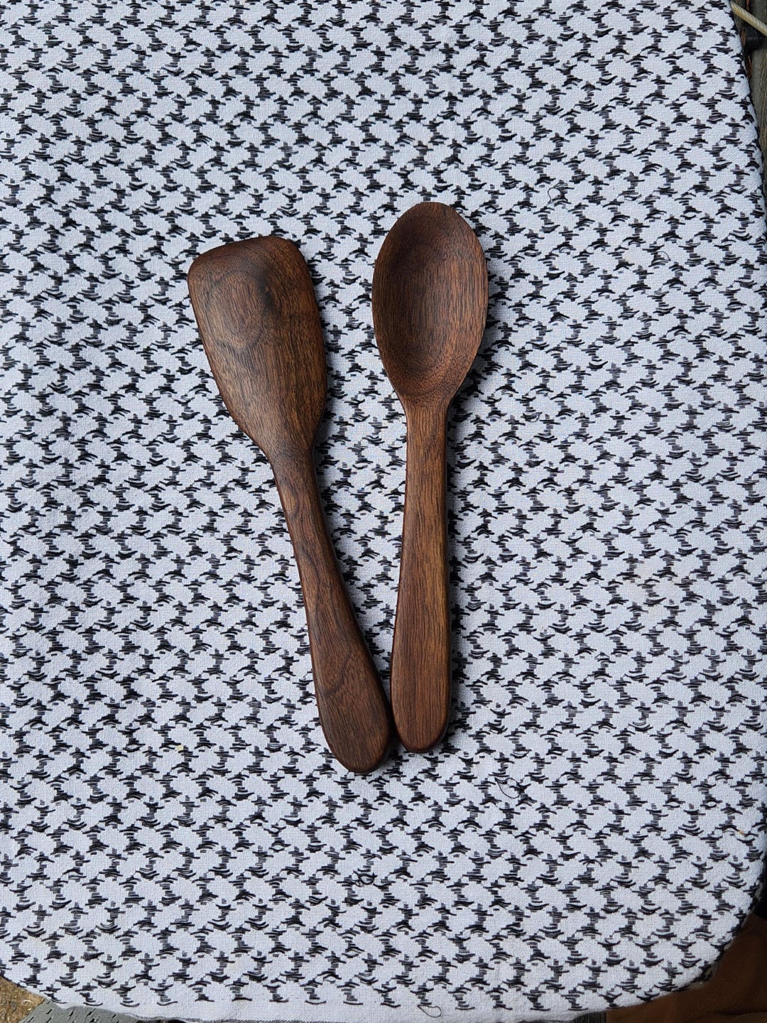 Black Walnut Spoon and Spatula Set- Handmade, Made in the USA - Etsy