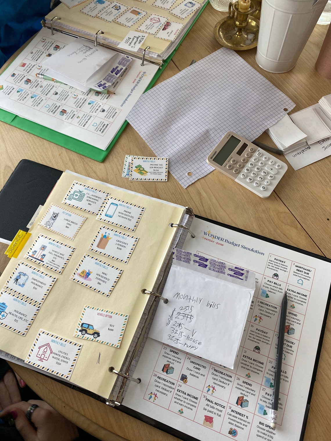 Wonder Budget Simulation, Teach Balancing a Budget, Budget Simulator ...