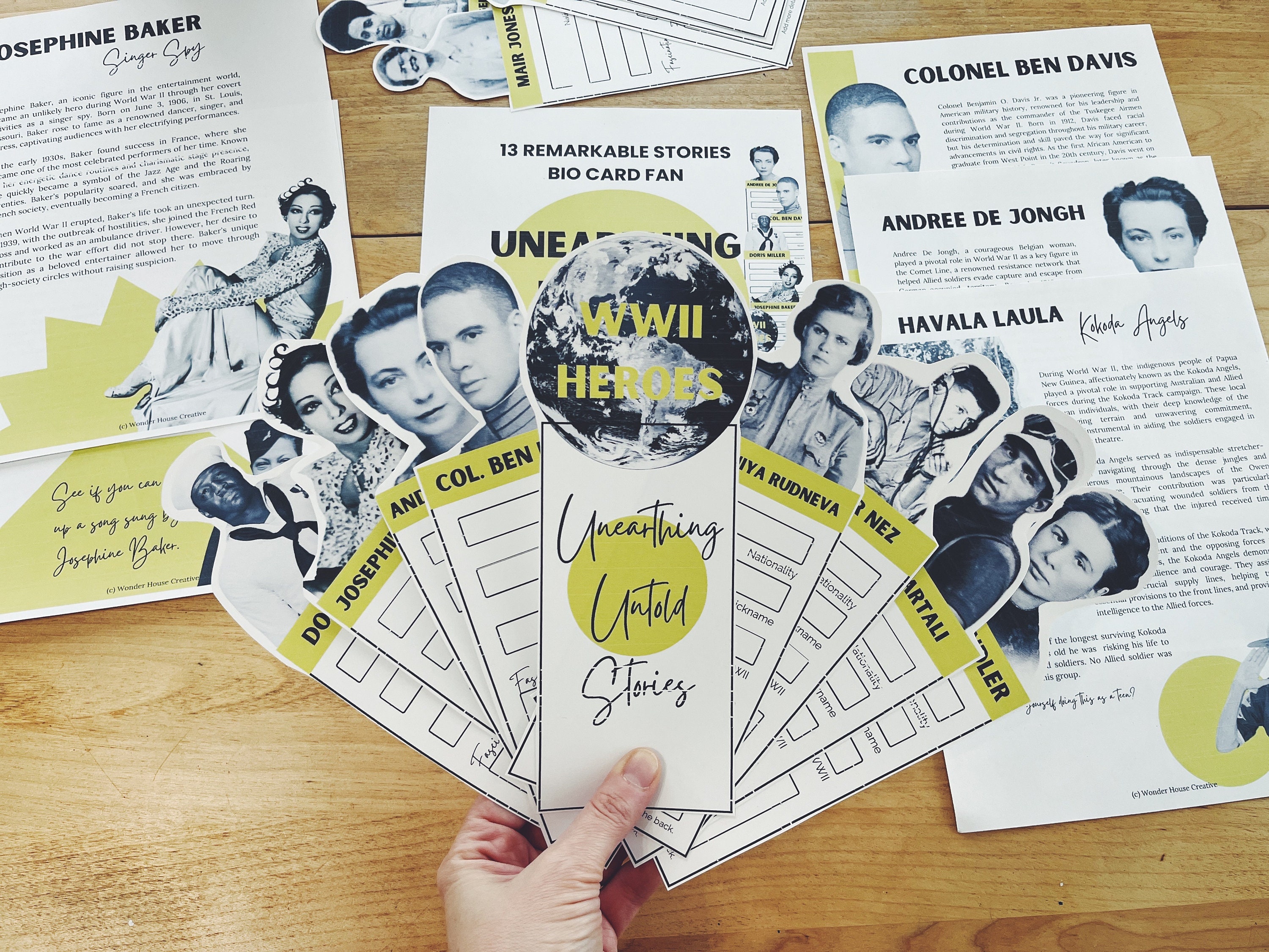 Untold Histories of WWII Card Fan Project, Middle School and High ...