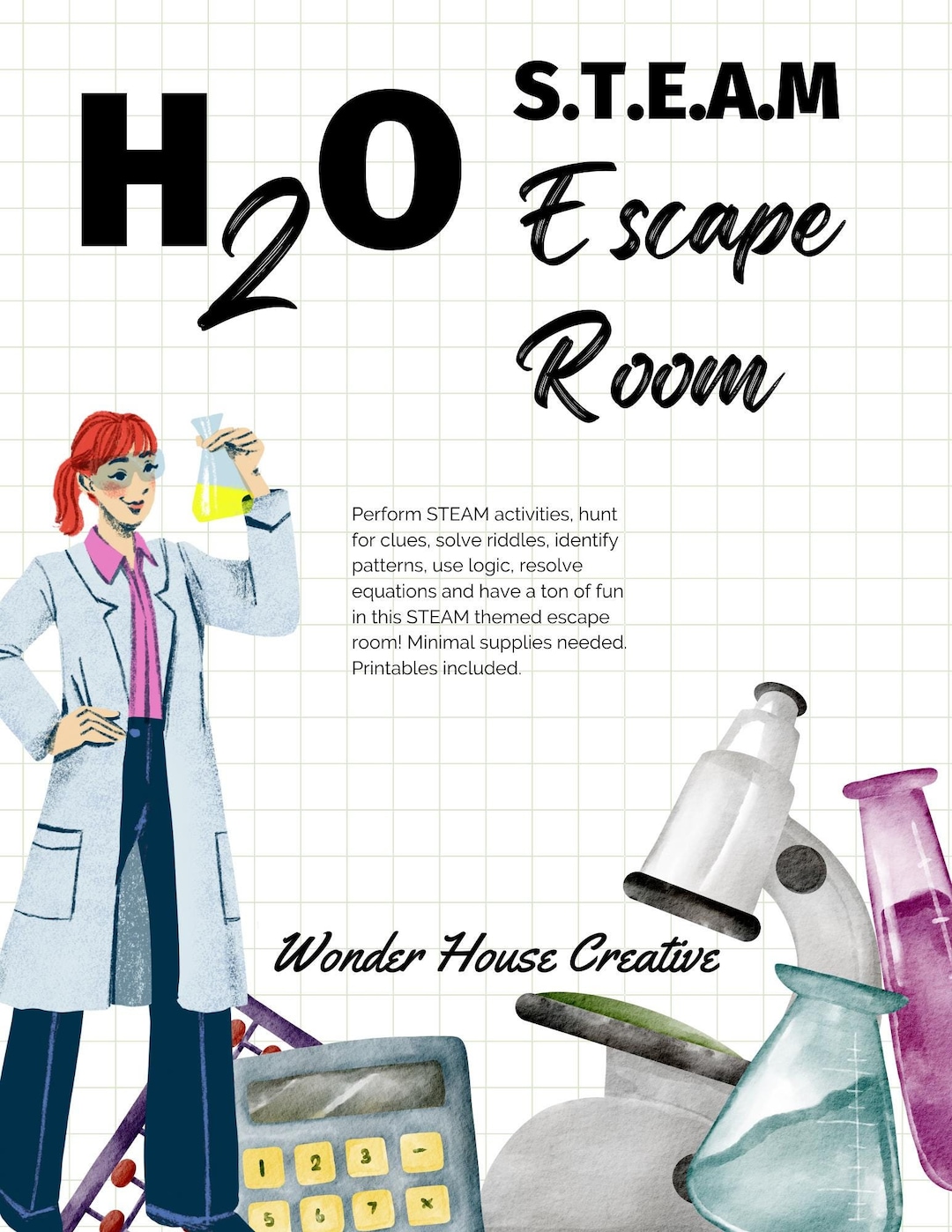 H2O STEM Science Escape Room, Printable Escape Room, Print at Ho - Etsy