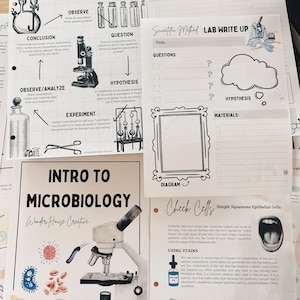 Intro to Microbiology Unit Study, Middle Years Science Unit, Print at ...