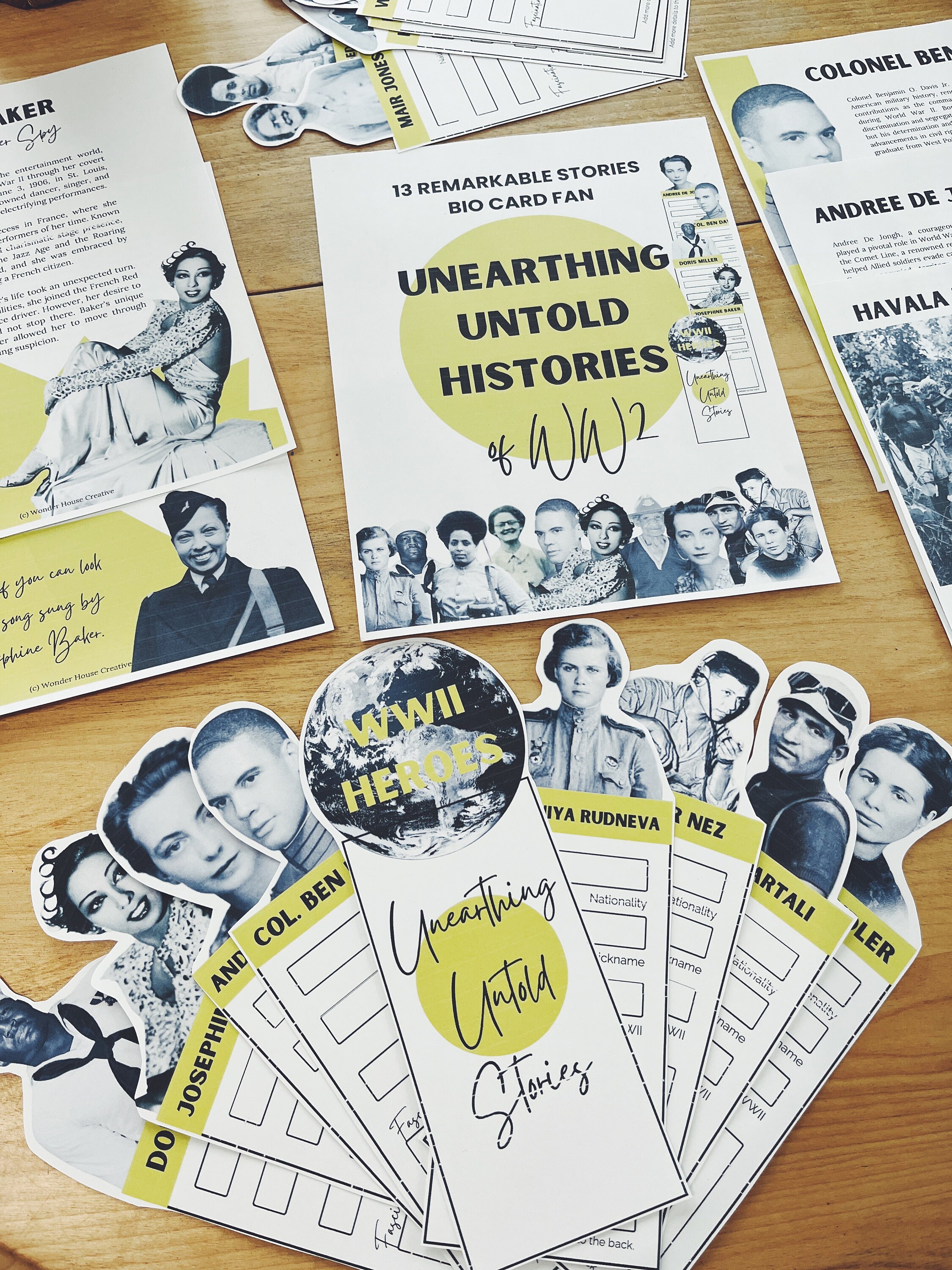 Untold Histories of WWII Card Fan Project, Middle School and High ...