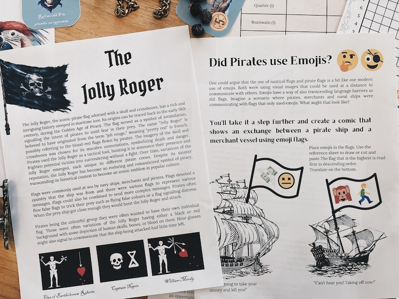 The Age of Pirates Deep Dive Unit Study, Middle School History, Print ...