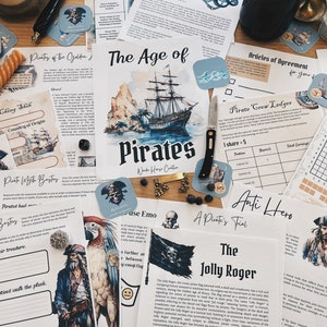 The Age of Pirates Deep Dive Unit Study, Middle School History, Print ...