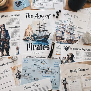 The Age of Pirates Deep Dive Unit Study, Middle School History, Print ...