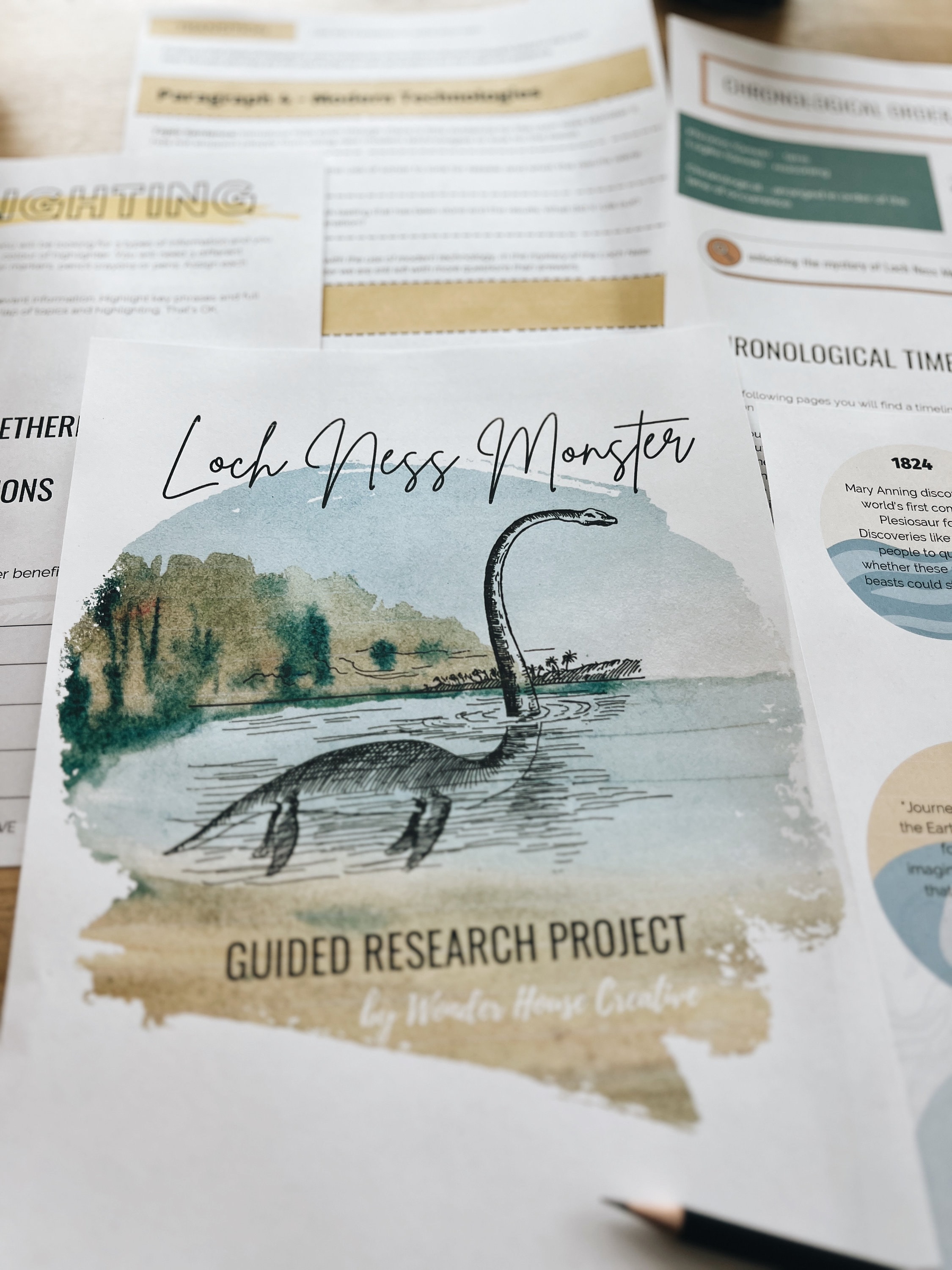 Loch Ness Monster Guided Research Project, Essay Writing, Research ...