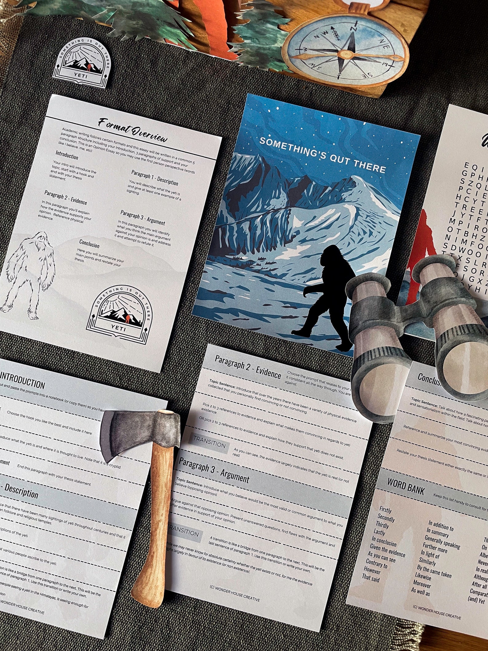 Yeti Guided Research Project, Opinion Essay Writing, Middle School ...