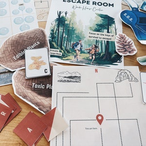 Wilderness Survival Printable Escape Room, Classroom, Middle School ...