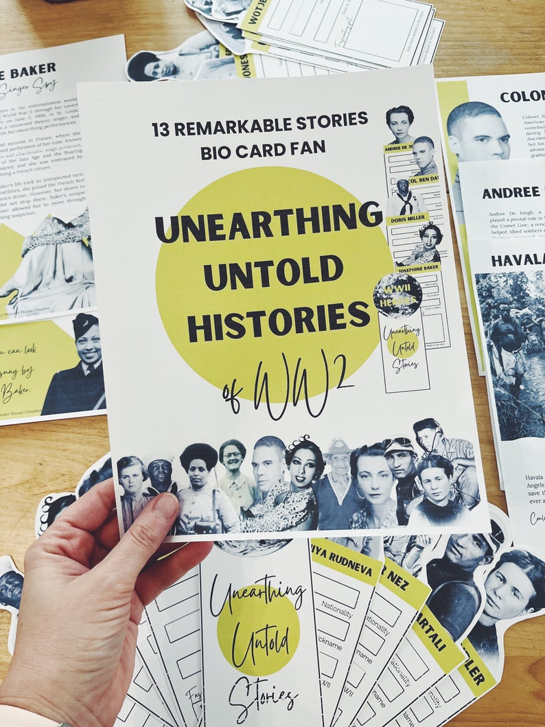 Untold Histories of WWII Card Fan Project, Middle School and High ...