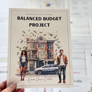Balanced Budget Project : Teaching Real Life Financial Literacy - Etsy