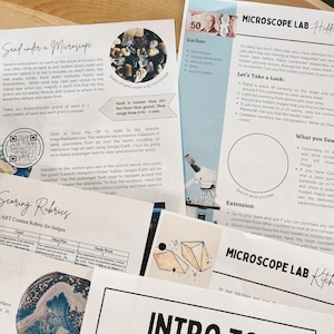 Intro to Microbiology Unit Study, Middle Years Science Unit, Print at ...